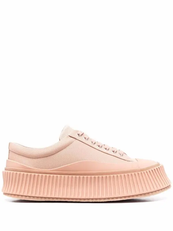 JIL SANDER Chunky-sole Low-top Sneakers - Pink