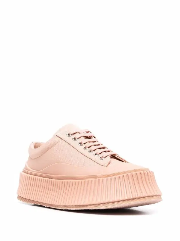 JIL SANDER Chunky-sole Low-top Sneakers - Pink