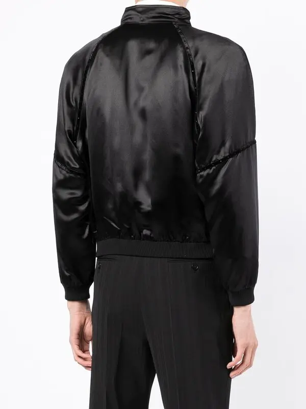 Saint Laurent Teddy 80s Zip Bomber Jacket