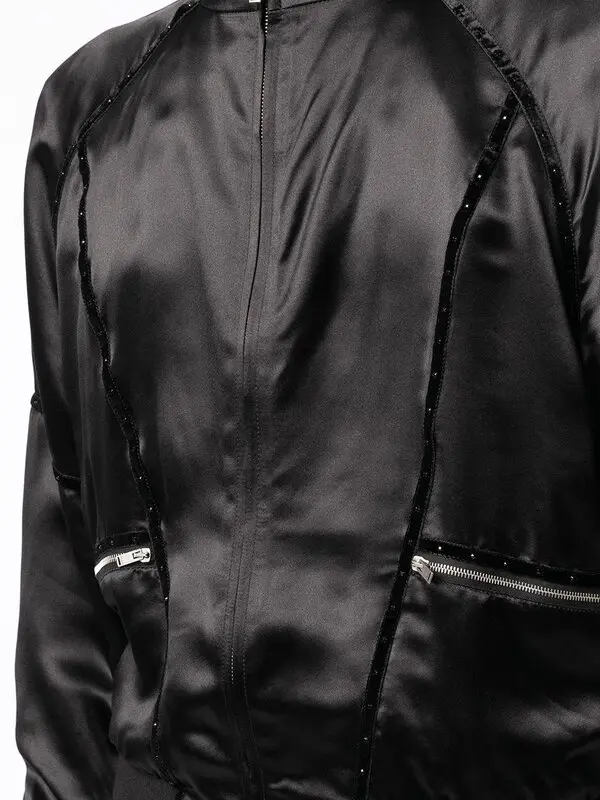 Saint Laurent Teddy 80s Zip Bomber Jacket