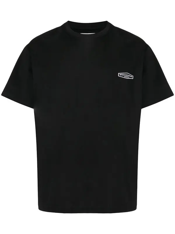 WOOYOUNGMI Logo-embroidered Cotton T-shirt