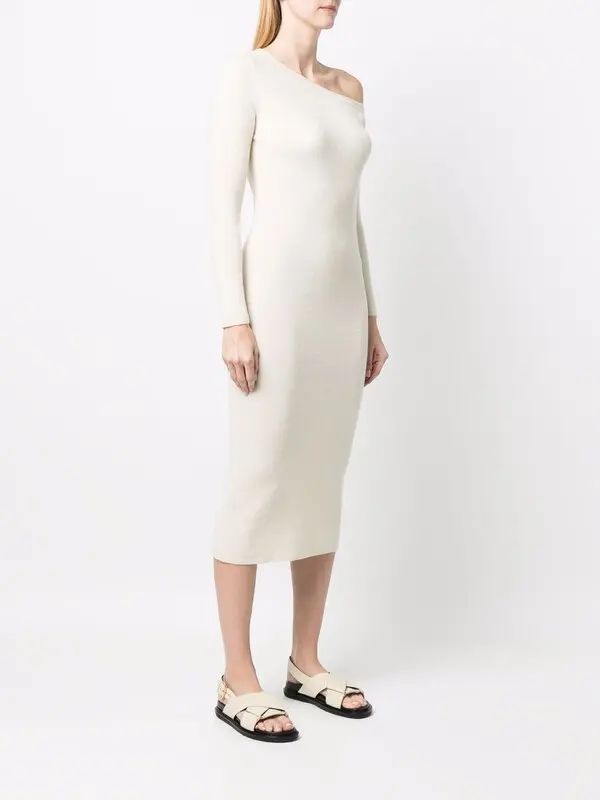 PAULA Asymmetric Knit Dress