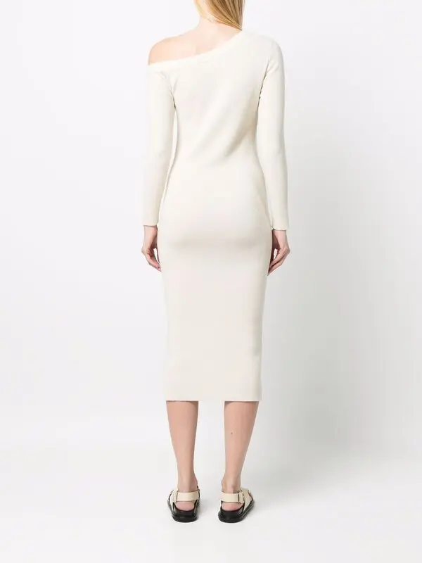 PAULA Asymmetric Knit Dress