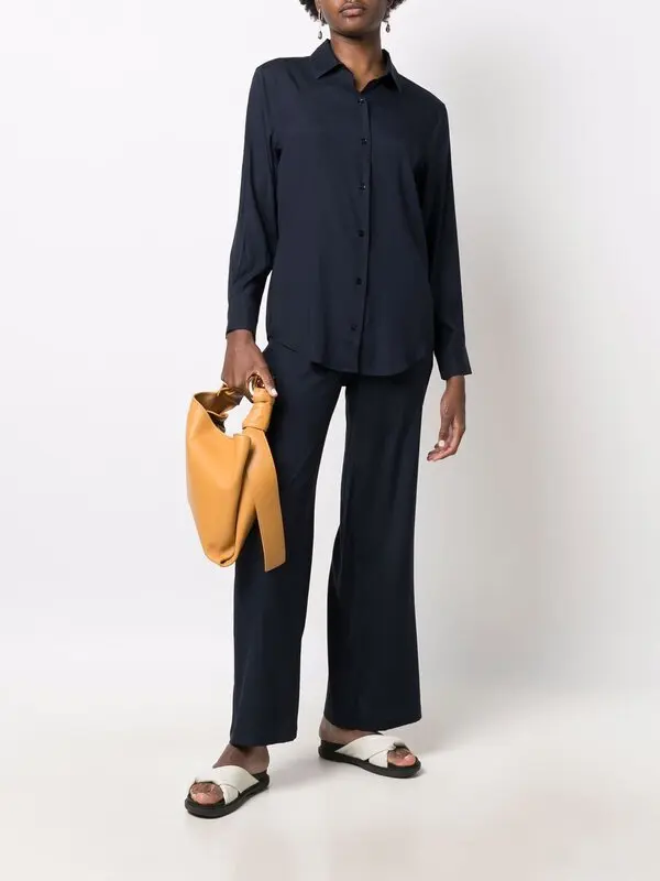 PAULA Straight-leg Trousers - Blue