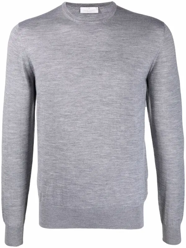 Bruno Manetti Crew-neck Fine-knit Jumper