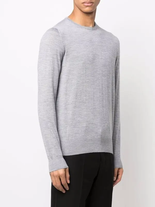 Bruno Manetti Crew-neck Fine-knit Jumper