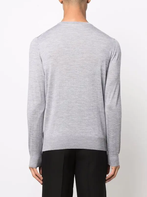 Bruno Manetti Crew-neck Fine-knit Jumper