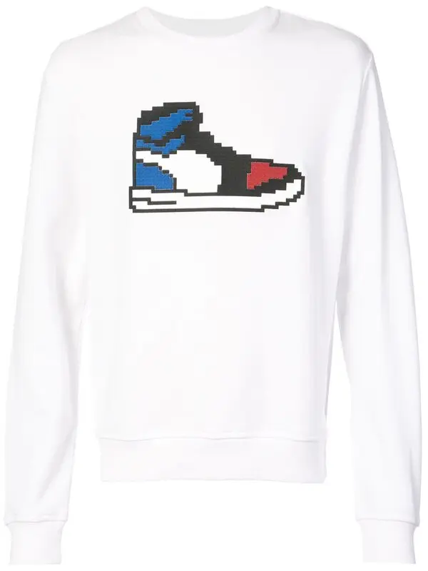MOSTLY HEARD RARELY SEEN Americano Sneaker Sweatshirt - White