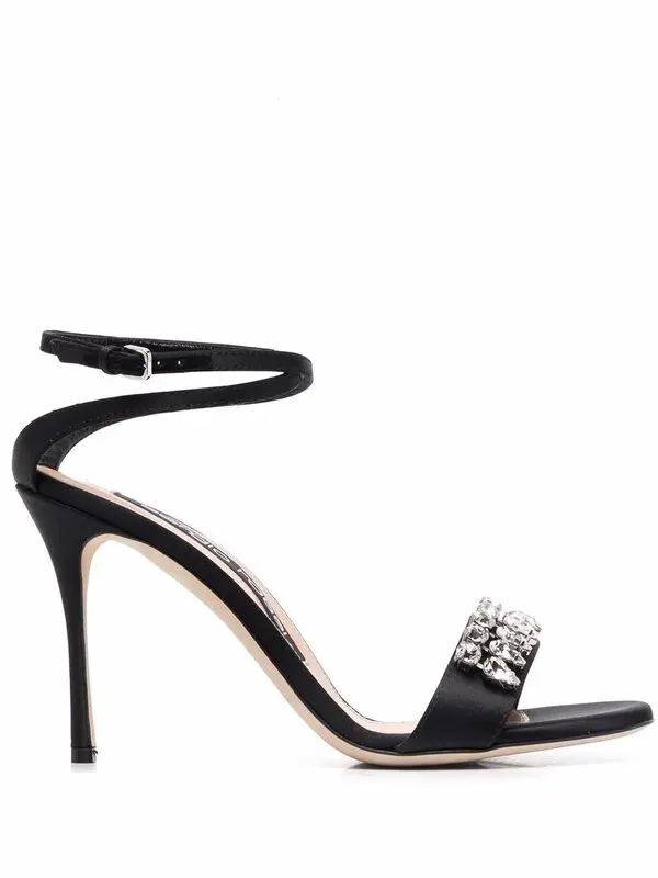 SERGIO ROSSI Godiva 90mm Crystal-embellished Sandals