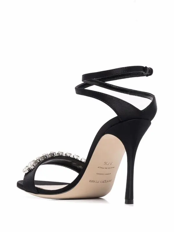 SERGIO ROSSI Godiva 90mm Crystal-embellished Sandals