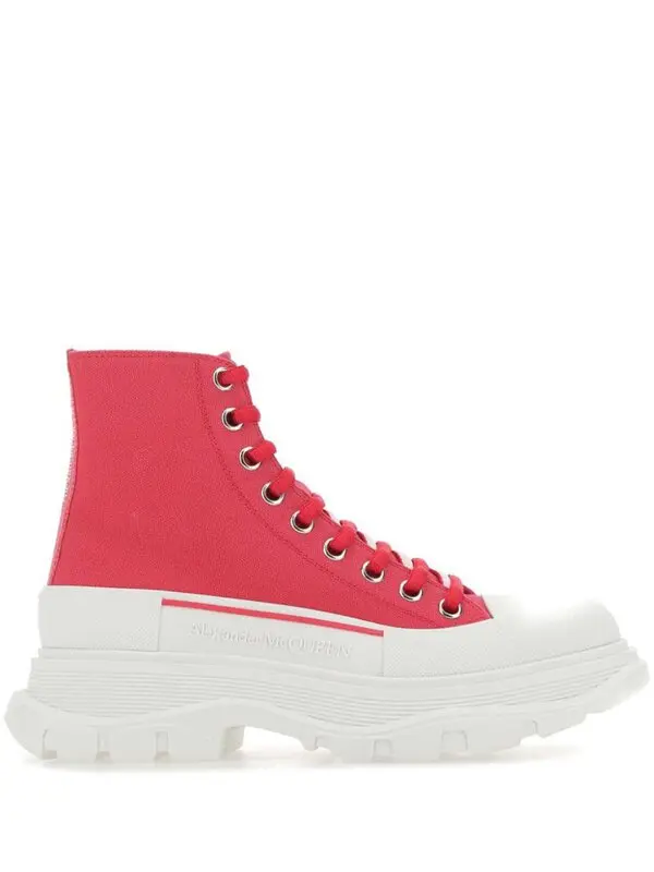 Alexander Mcqueen Tread Slick Sneakers Pink 33% Off Editorialist
