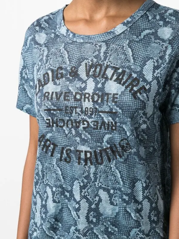 Zadig&Voltaire Marta Wild Blason T-shirt
