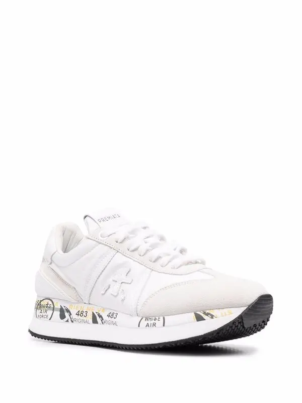 Premiata Conny Lace-up Sneakers - White