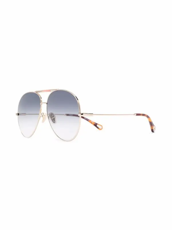 Chloé Gradient Pilot Sunglasses
