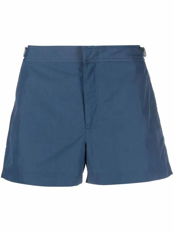 Orlebar Brown Side Buckle-detail Swim Shorts - Blue