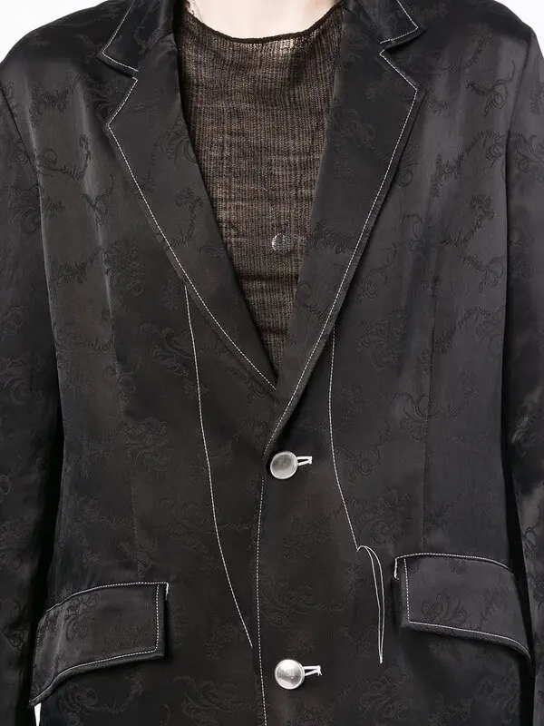 SULVAM Contrast-stitched Jacket