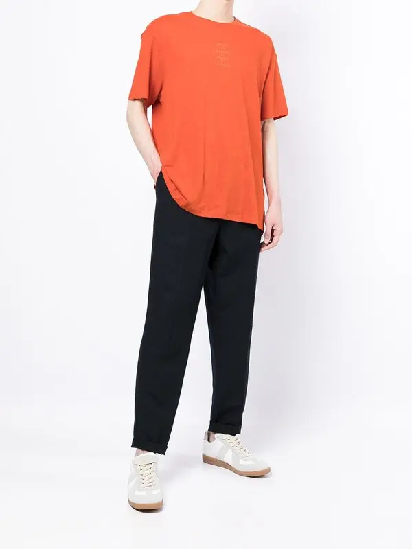 Armani Exchange High-rise Tapered Trousers - Blue
