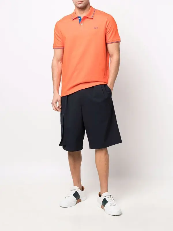 Paul & Shark Tipped Cotton Polo Shirt