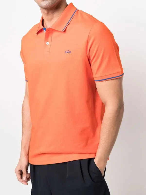 Paul & Shark Tipped Cotton Polo Shirt