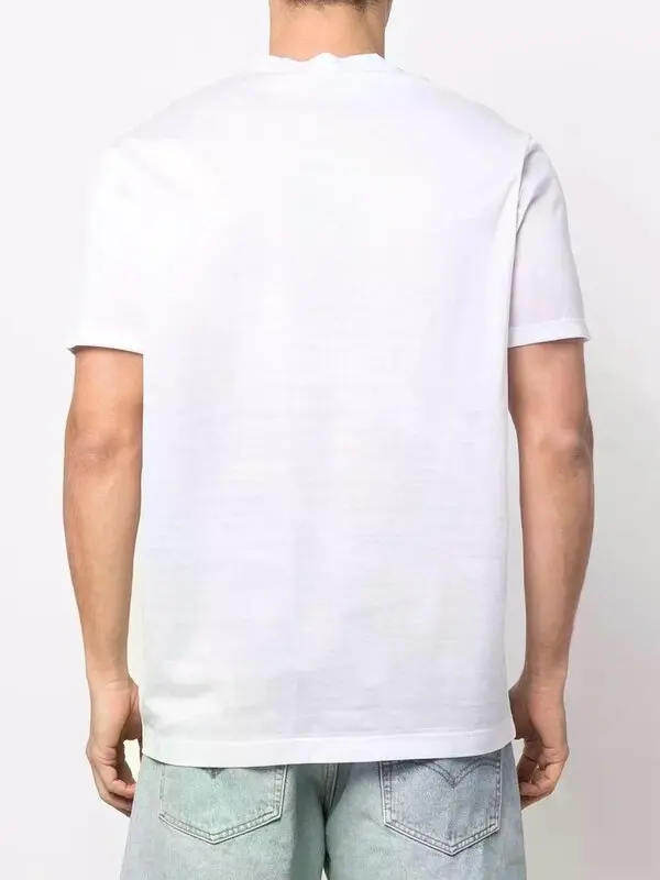 Paul & Shark Logo-patch Cotton T-shirt - Neutrals