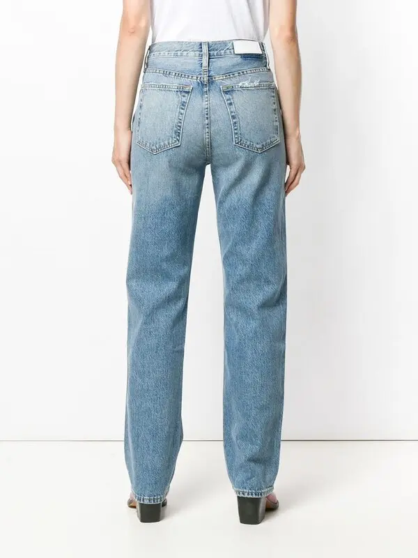 RE/DONE Straight Leg Jeans - Blue