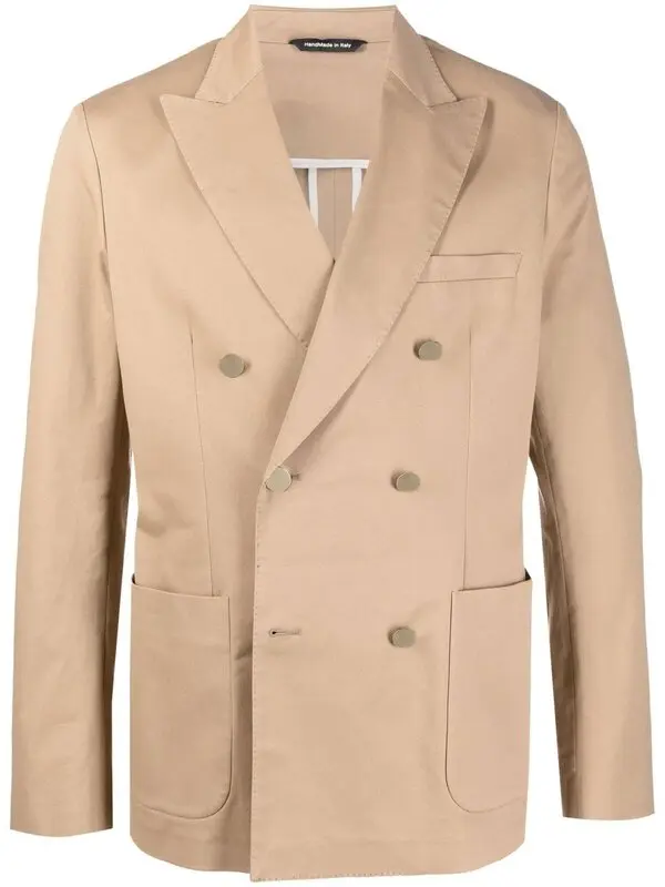 TONELLO Double-breasted Fitted Blazer