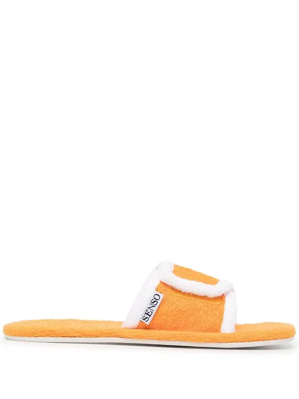 Senso Iris Towelling Sandals - Orange