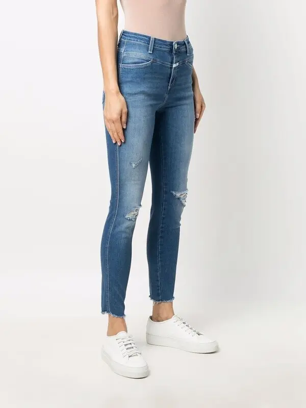 Closed Distressed Slim-fit Jeans