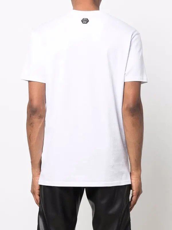 Philipp Plein Rhinestone-embellished T-shirt - White