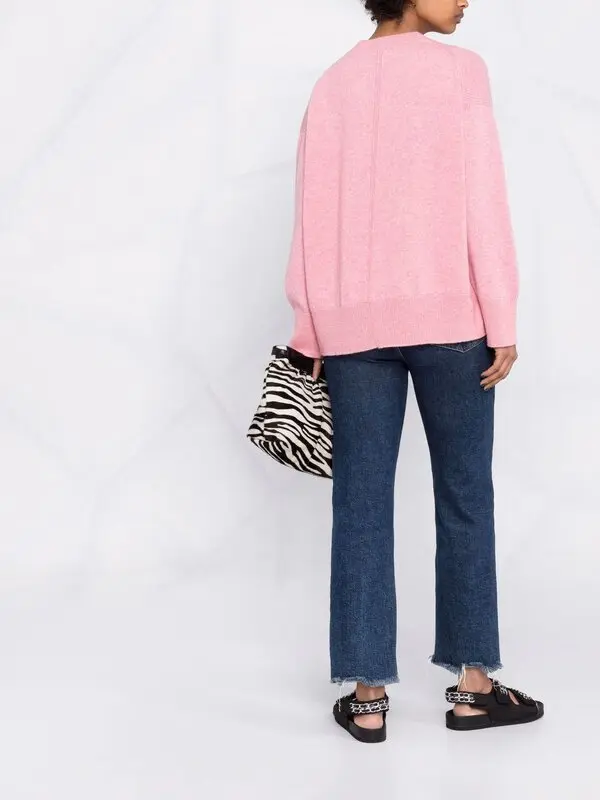 BARRIE Iconic Cashmere Pullover - Pink