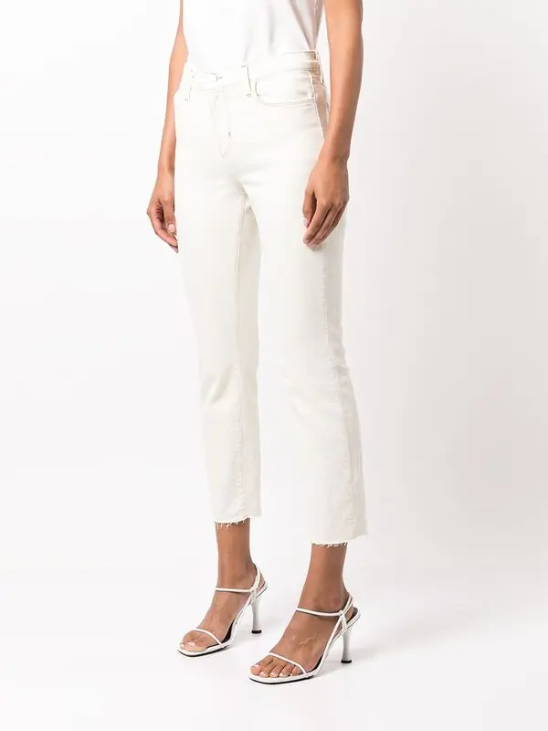 L'Agence Cropped Slim-cut Jeans