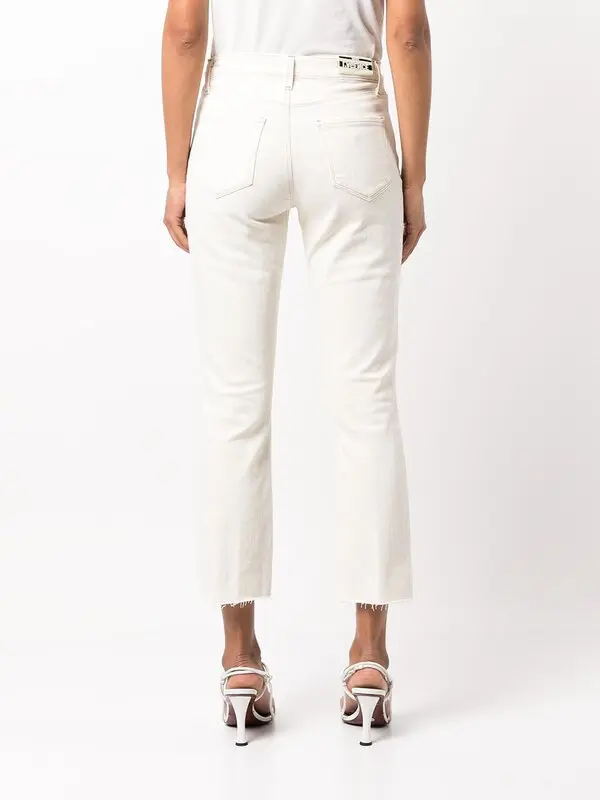 L'Agence Cropped Slim-cut Jeans
