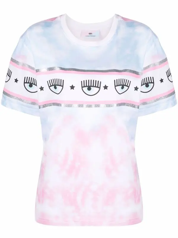 CHIARA FERRAGNI Eye-motif T-shirt