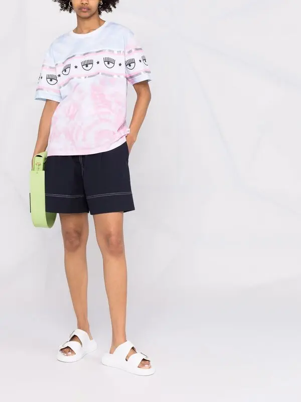 CHIARA FERRAGNI Eye-motif T-shirt