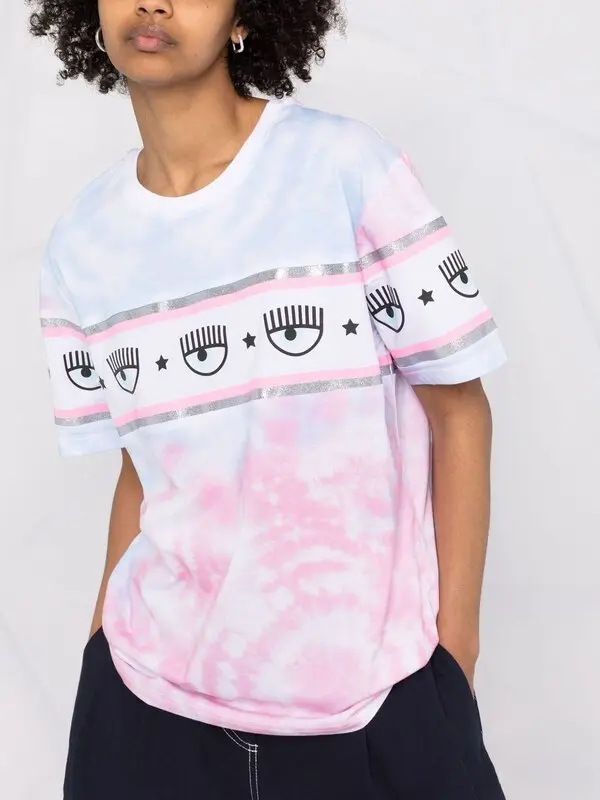 CHIARA FERRAGNI Eye-motif T-shirt