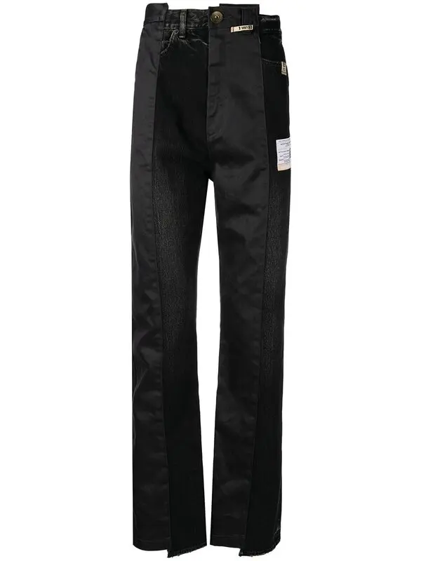 Mihara Yasuhiro Panelled Straight-leg Jeans