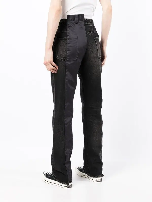 Mihara Yasuhiro Panelled Straight-leg Jeans