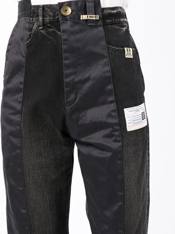 Mihara Yasuhiro Panelled Straight-leg Jeans