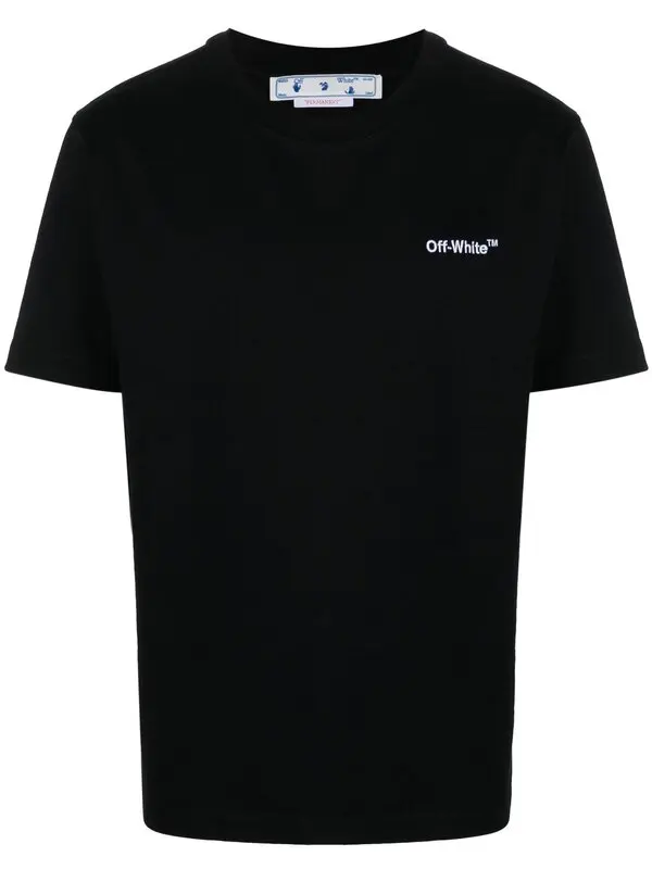 Off-White Helvetica Short-sleeve T-shirt - Black