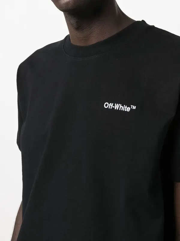 Off-White Helvetica Short-sleeve T-shirt - Black