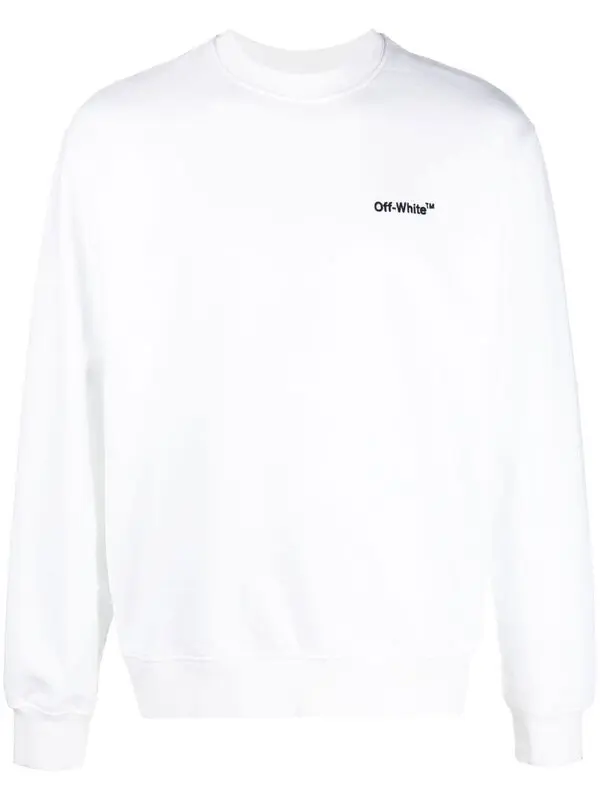 Off-White Helvetica Crew-neck Sweatshirt