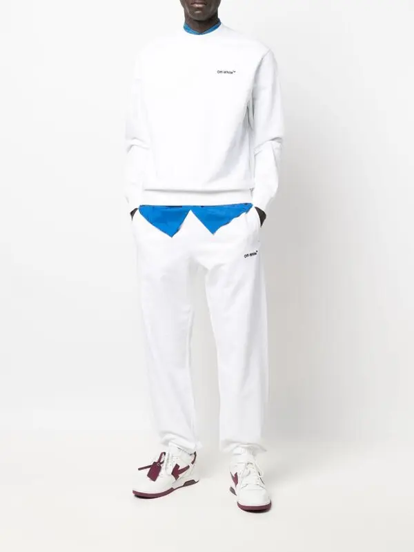 Off-White Helvetica Crew-neck Sweatshirt