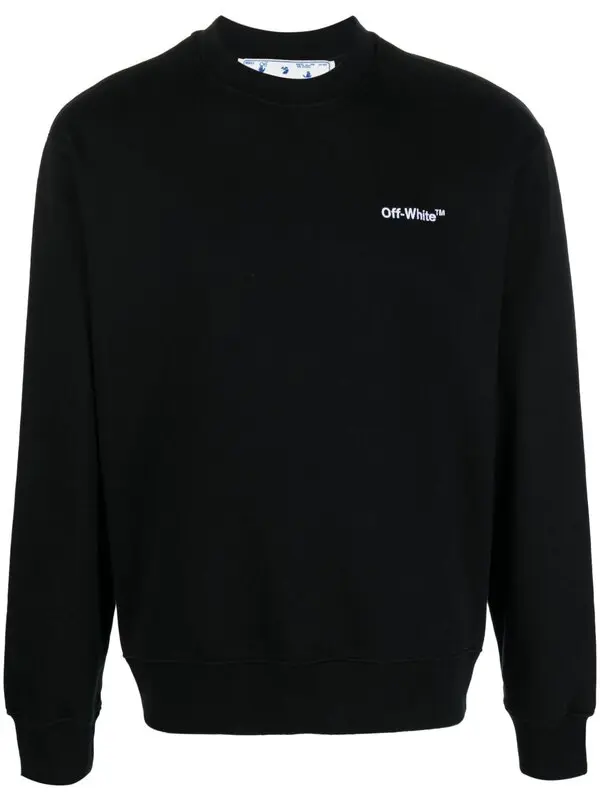 Off-White Helvetica Logo-print Sweatshirt