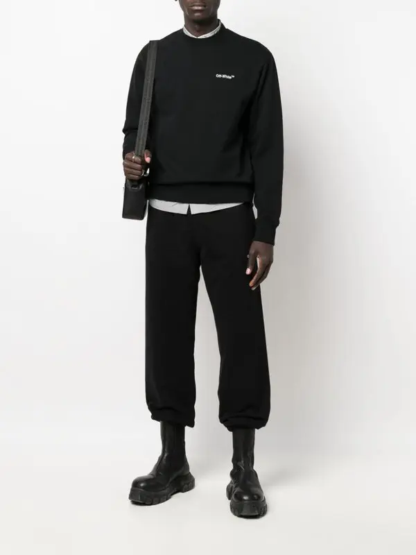 Off-White Helvetica Logo-print Sweatshirt