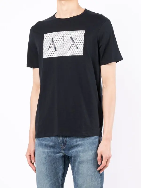 Armani Exchange Logo-print T-shirt - Blue