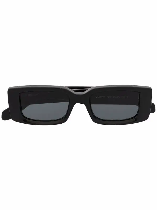 Off-White Arthur Rectangle Sunglasses - Black