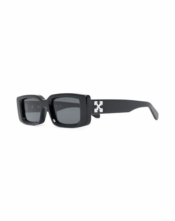 Off-White Arthur Rectangle Sunglasses - Black