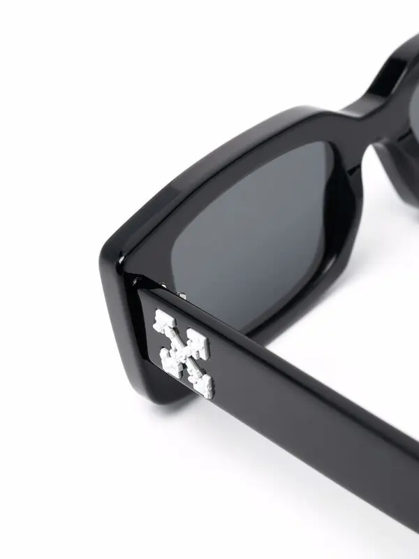 Off-White Arthur Rectangle Sunglasses - Black