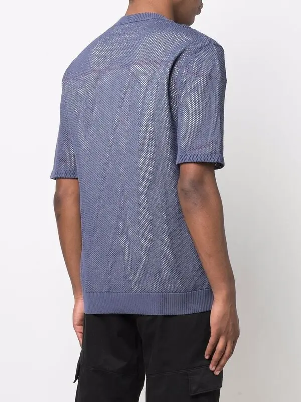 DIESEL® Logo-print Mesh T-shirt
