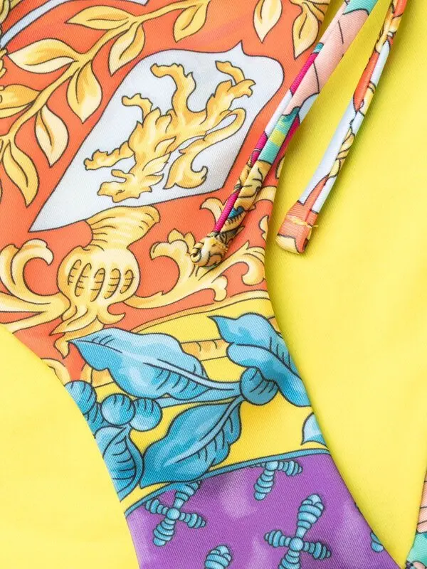 Versace Baroque Print Bikini Bottom